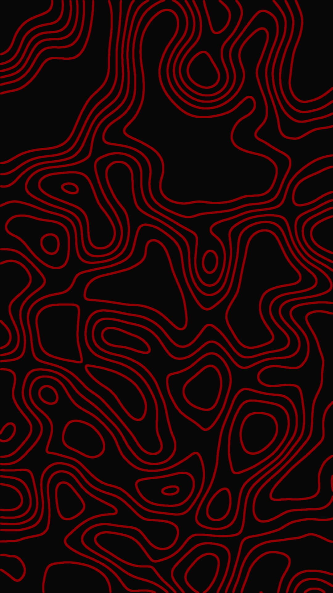 Design Topographic Motion Graphics, Abstract waves on black background 4k resolution wavy red ...