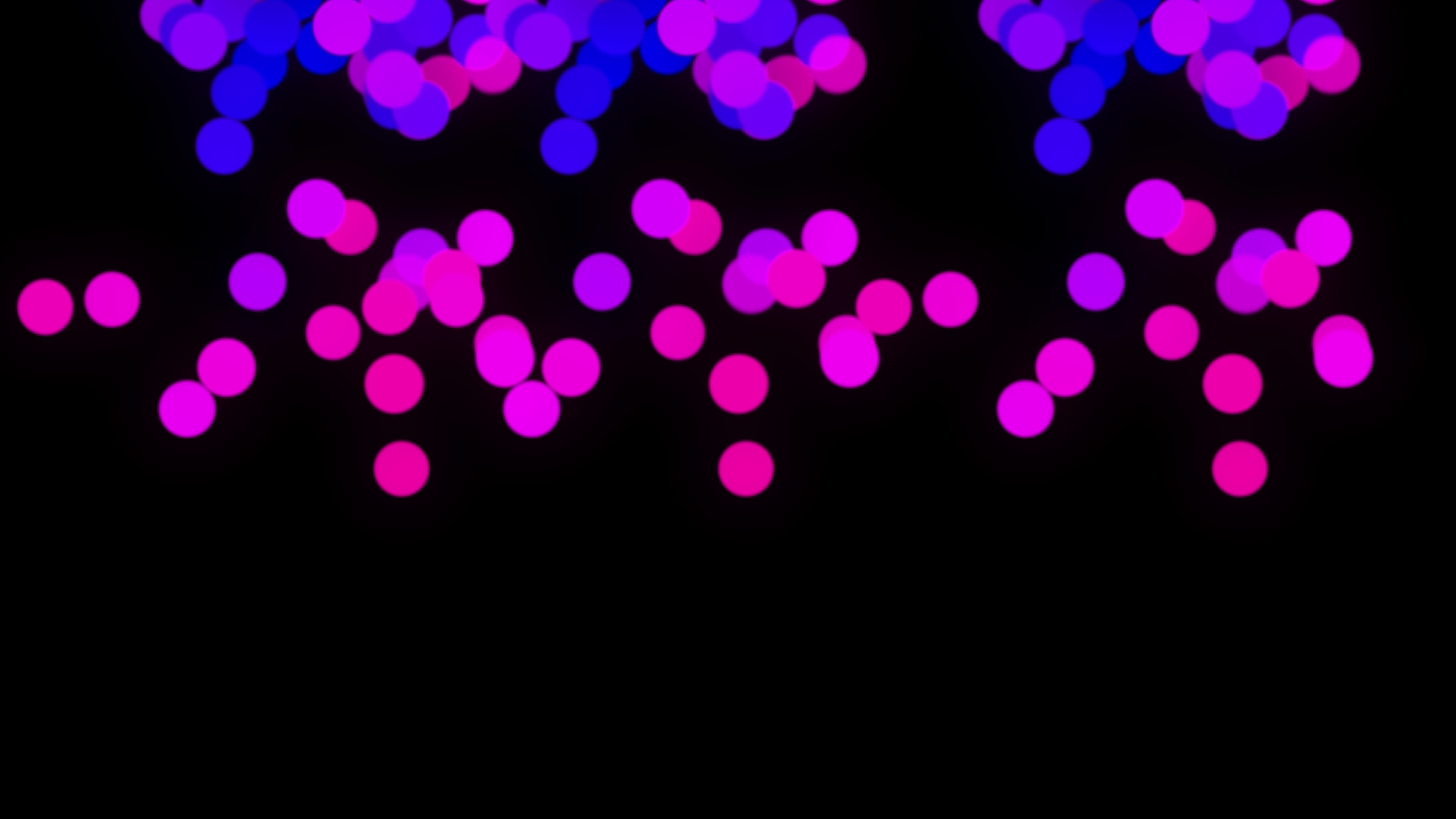 Bokeh shining colorful particles. Shimmering Glittering Particles loop animation with black ...