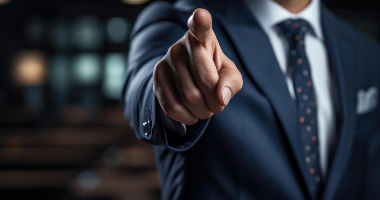 Pointing Finger Business Stock Photos, Images and Backgrounds for Free ...