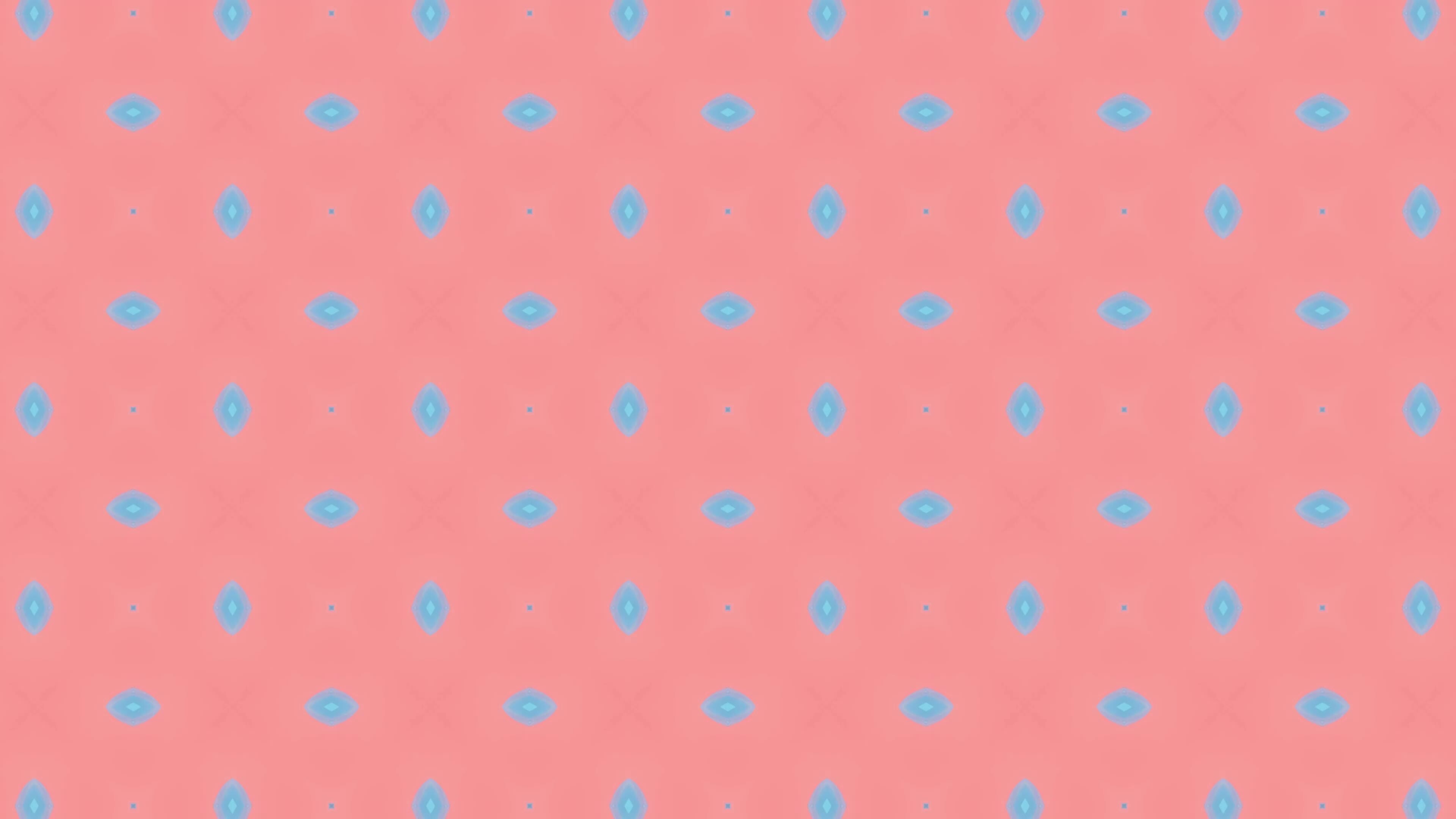 Abstract Color Background With Symmetrical Repeating Patterns Seamless Looping Animation