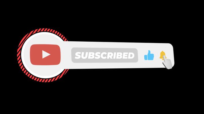 Youtube Like And Subscribe Animation Stock Video Footage for Free Download