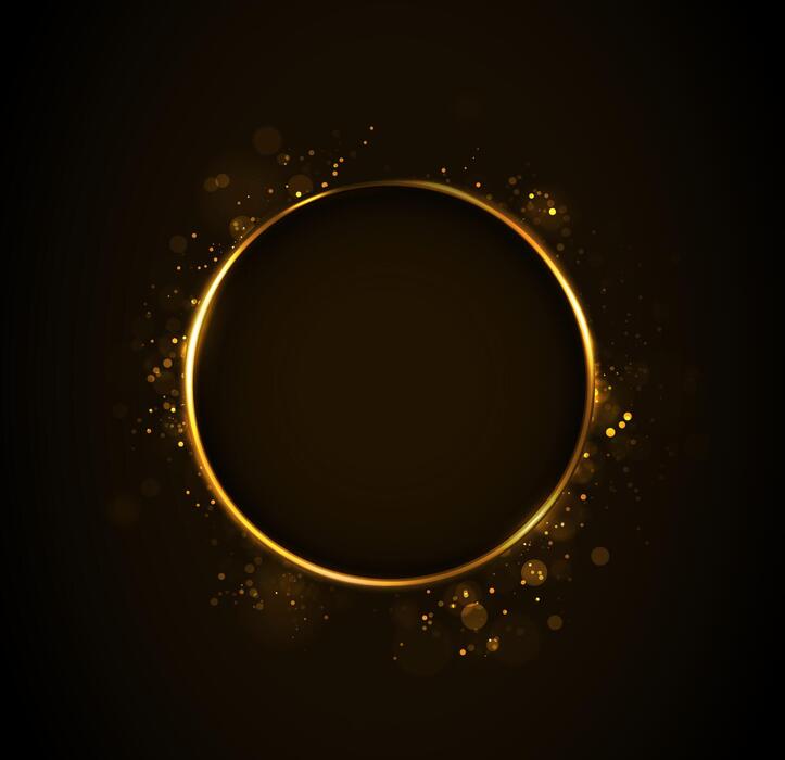 Golden Light Circle Vector Art, Icons, and Graphics for Free Download