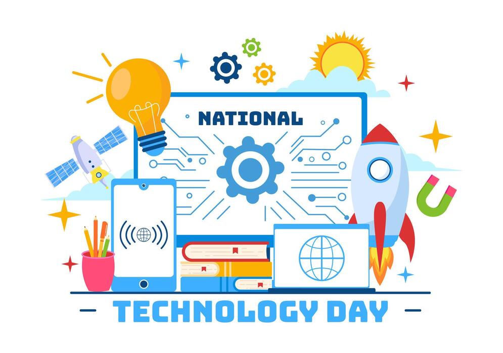 National Technology Day Vector Art, Icons, and Graphics for Free Download