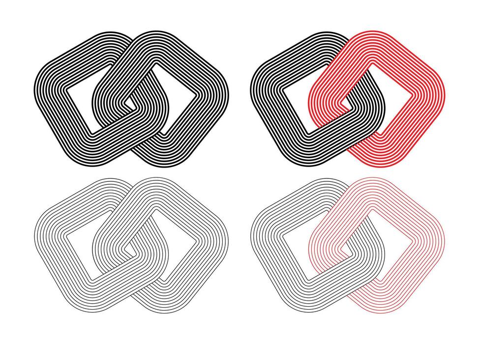 Interlocking Rings Vector Art, Icons, and Graphics for Free Download