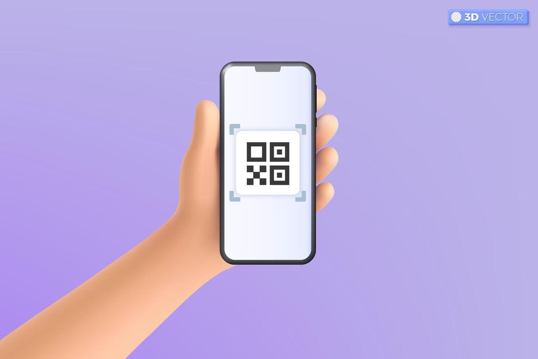 Qr Code Mockup Vector Art Icons And Graphics For Free Download