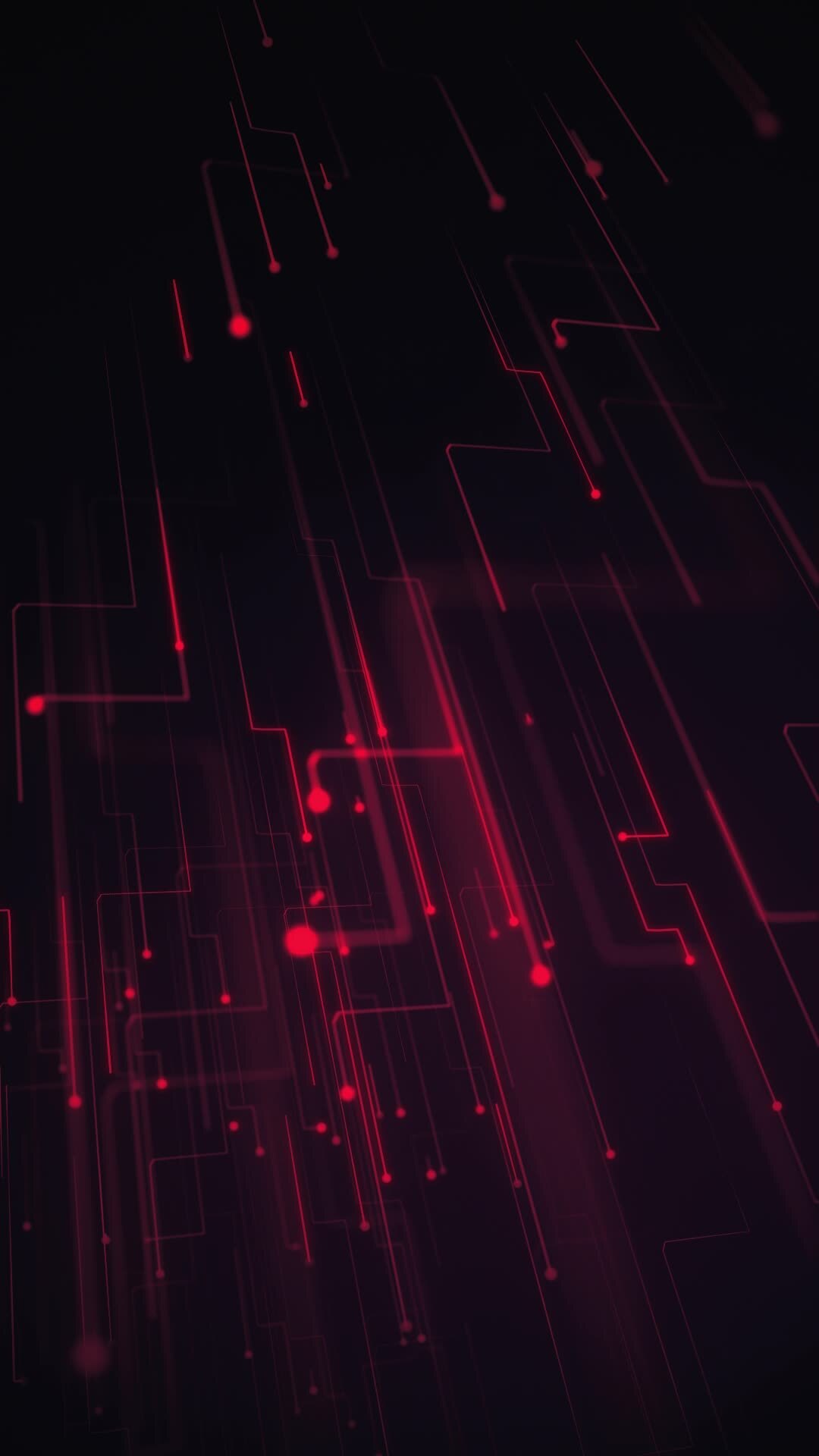 Vertical Video Abstract Digital Circuit Board Styled Background With