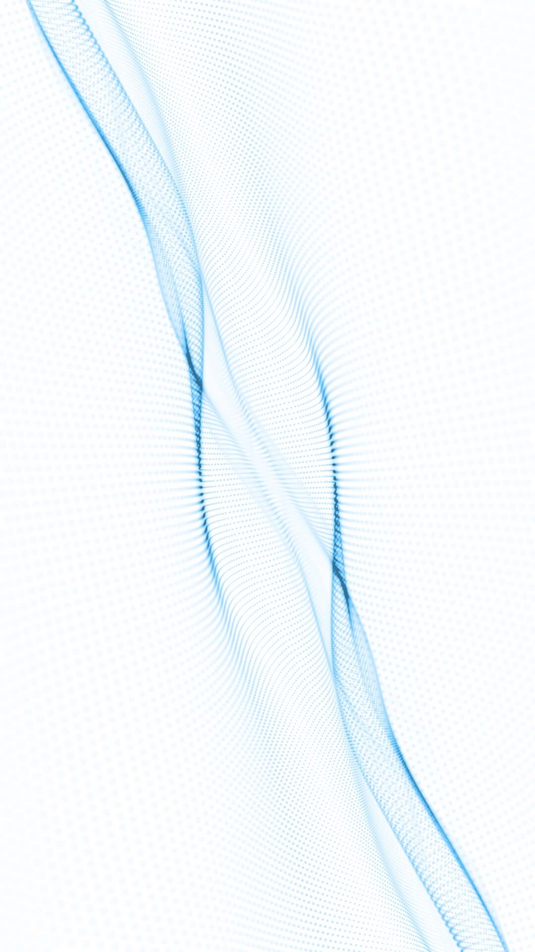 Vertical video - abstract motion background animation with a gently flowing blue digital fractal ...