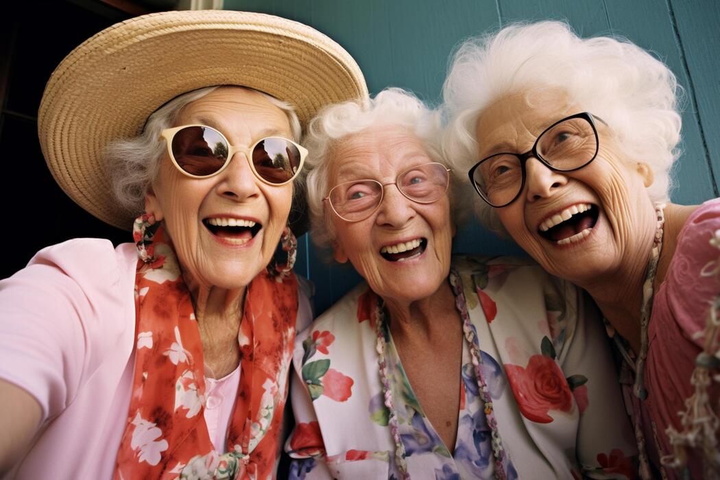 Older Friends Stock Photos, Images and Backgrounds for Free Download