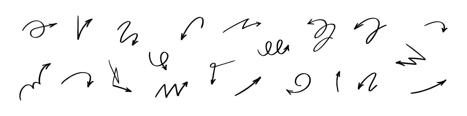 Handwriting Arrow Vector Art, Icons, and Graphics for Free Download