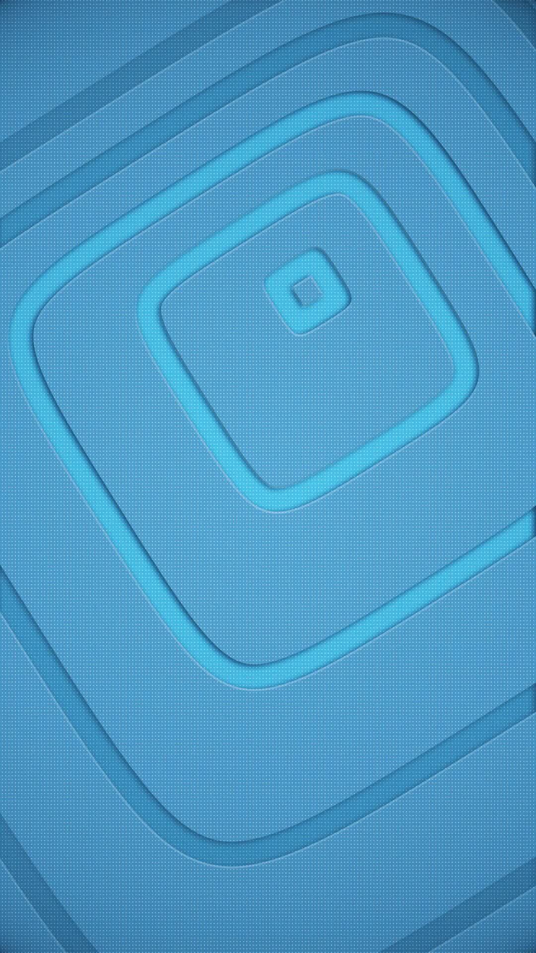 Vertical video - blue halftone geometric background with gently radiating rounded squares. Full ...