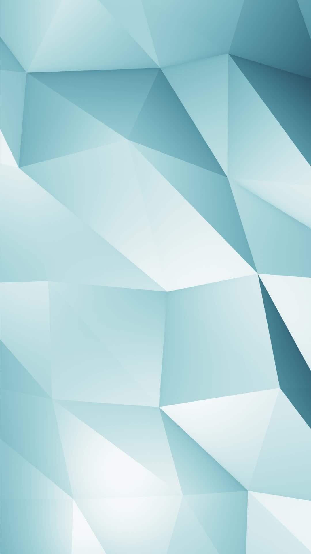 Vertical video - blue low poly shapes abstract geometric motion ... Vertical video - blue low poly shapes abstract geometric motion ...