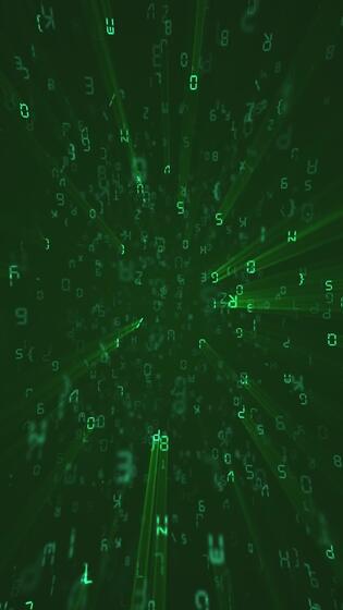 Vertical video - green digital code matrix motion background ... Vertical video - green digital code matrix motion background ...