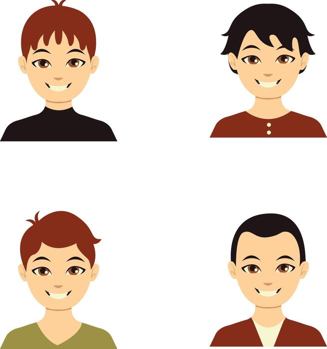 Smiling People Vector Art, Icons, and Graphics for Free Download