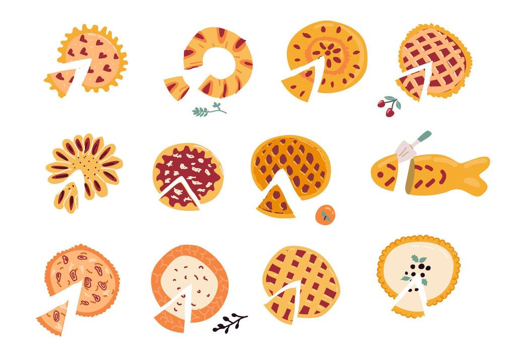 Pie Shape Vector Art, Icons, and Graphics for Free Download