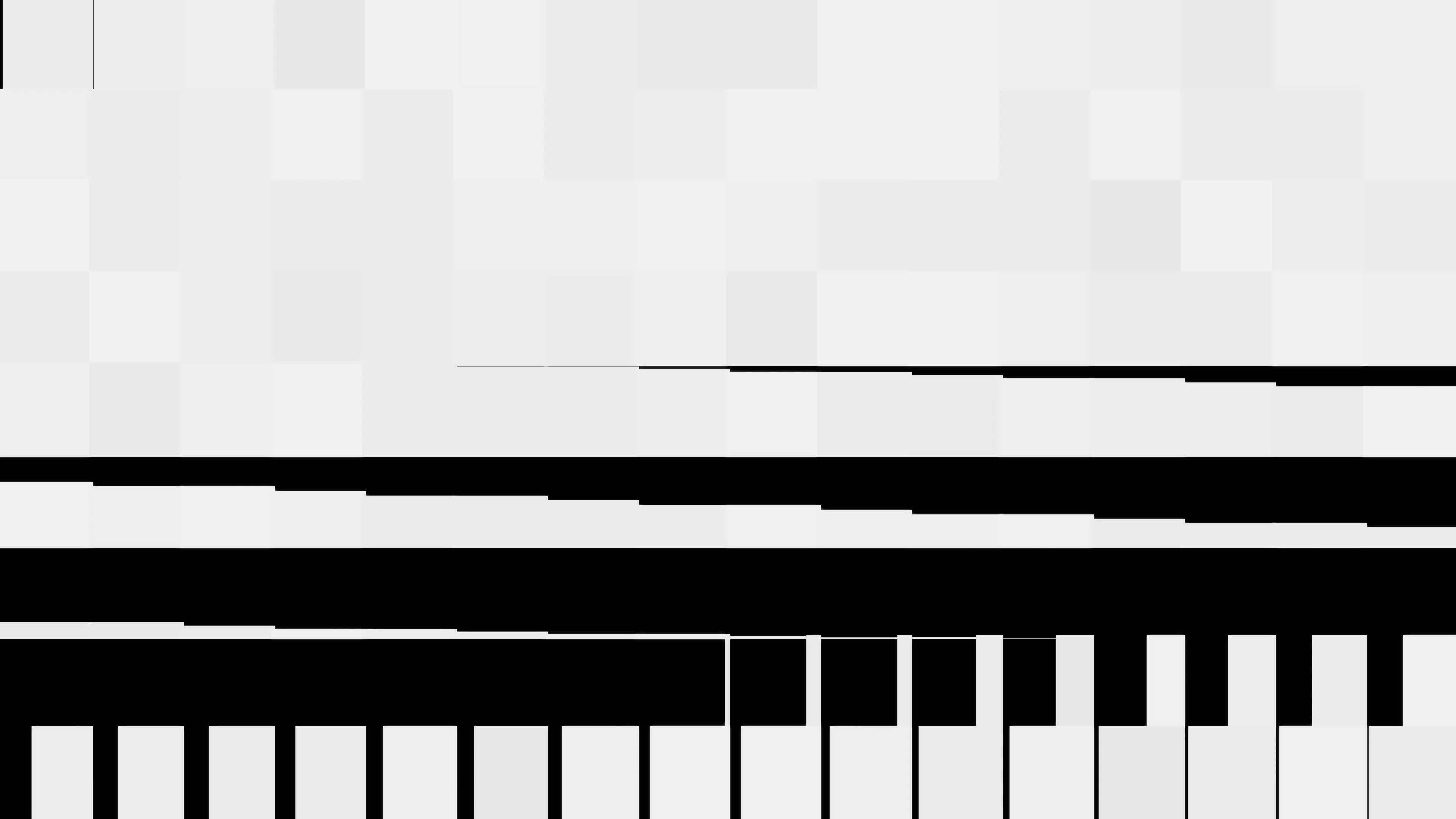 Black And White Abstract Animation Of Geometric Patterns Appearing And Disappearing One By One