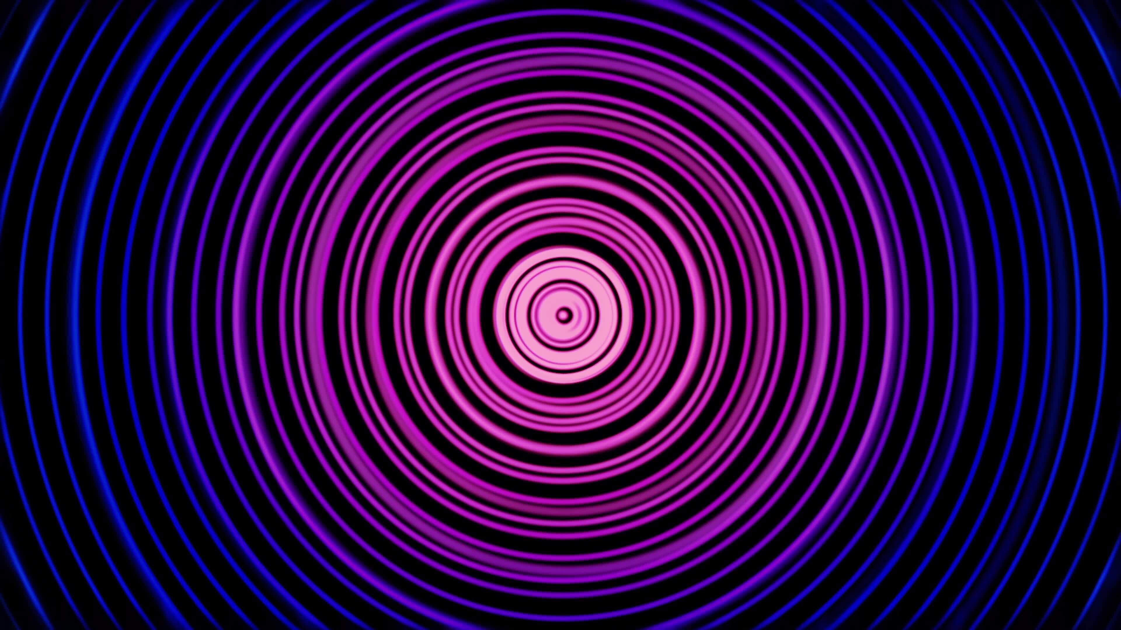 Colorful pulsating hypnotizing circles. Animation. Iridescent gradation ... Colorful pulsating hypnotizing circles. Animation. Iridescent gradation ...