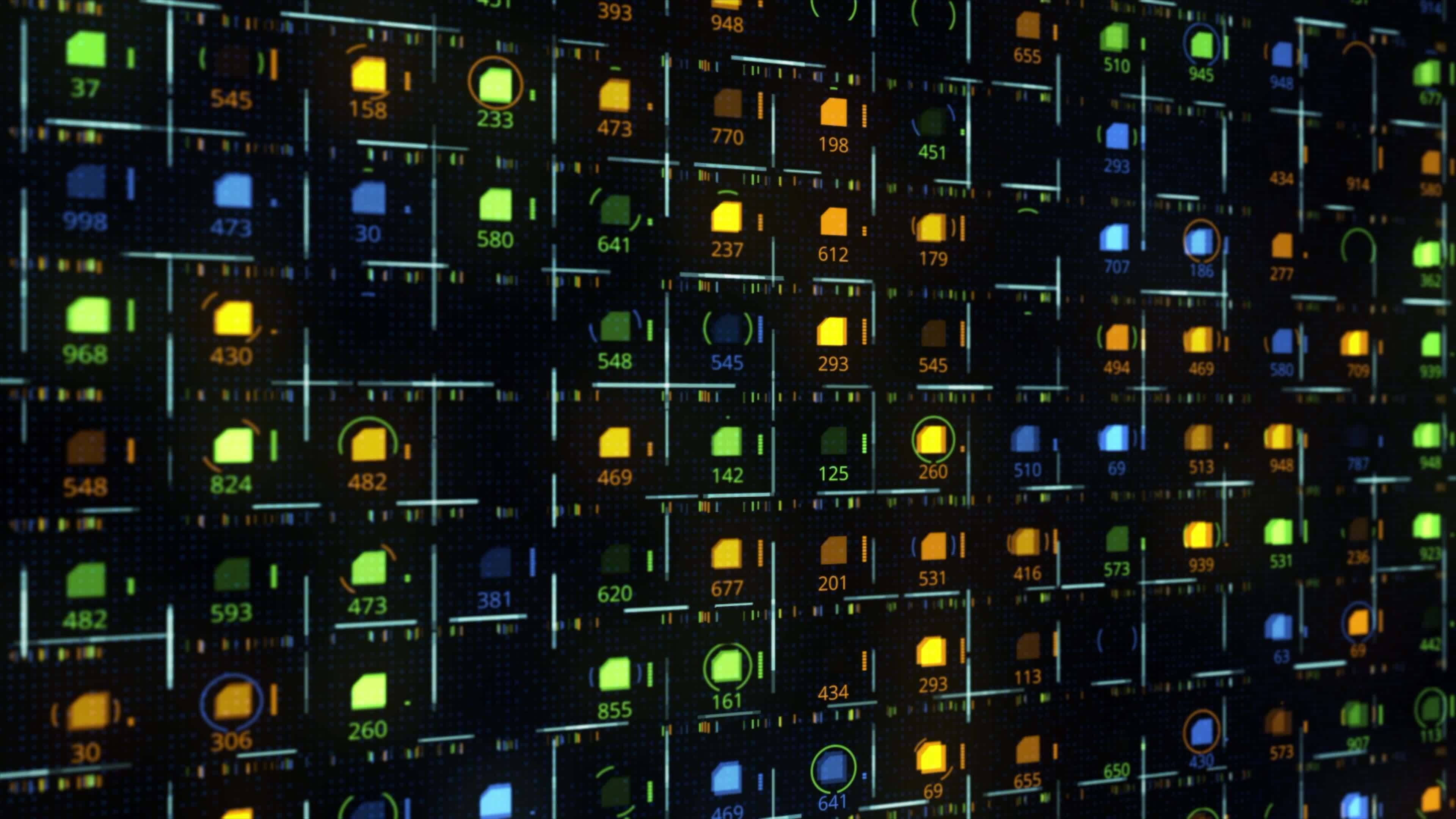 Futuristic abstract animation of digital market background with ... Futuristic abstract animation of digital market background with ...