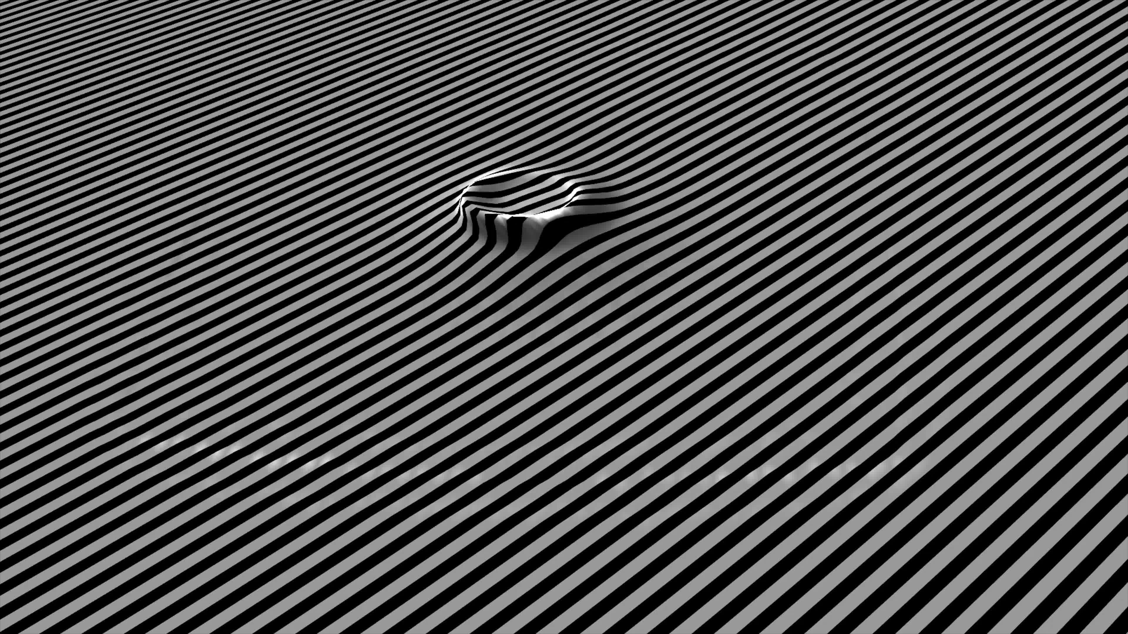 Abstract Background Dancing Lines Abstract Geometric Loop Abstract Background With Wavy Color