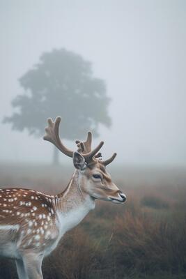 Deer Landscape Stock Photos, Images and Backgrounds for Free Download