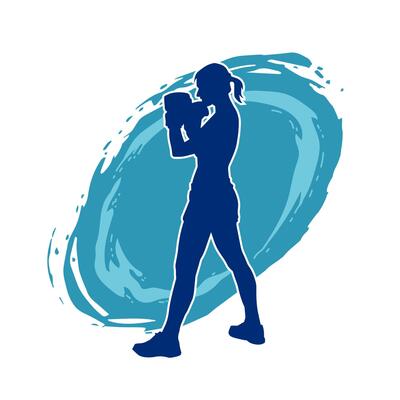 Female Athlete Silhouette Vector Art, Icons, and Graphics for Free Download
