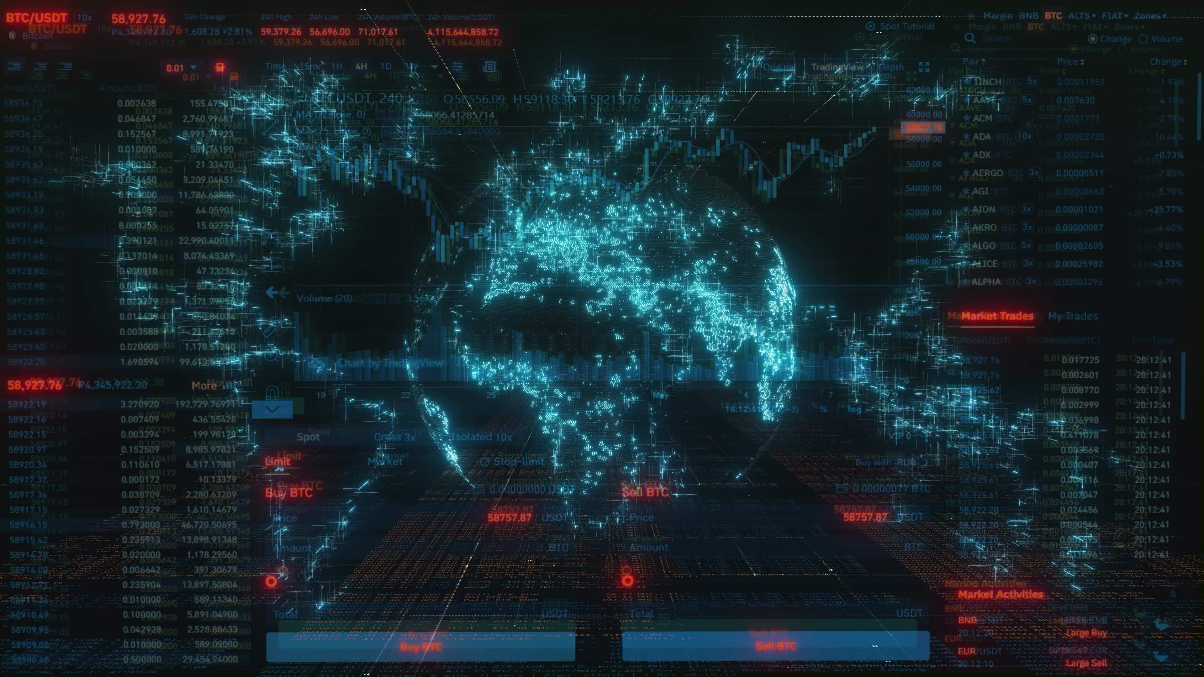 futurista 4k cg animación 38031463 Vídeo de stock en Vecteezy