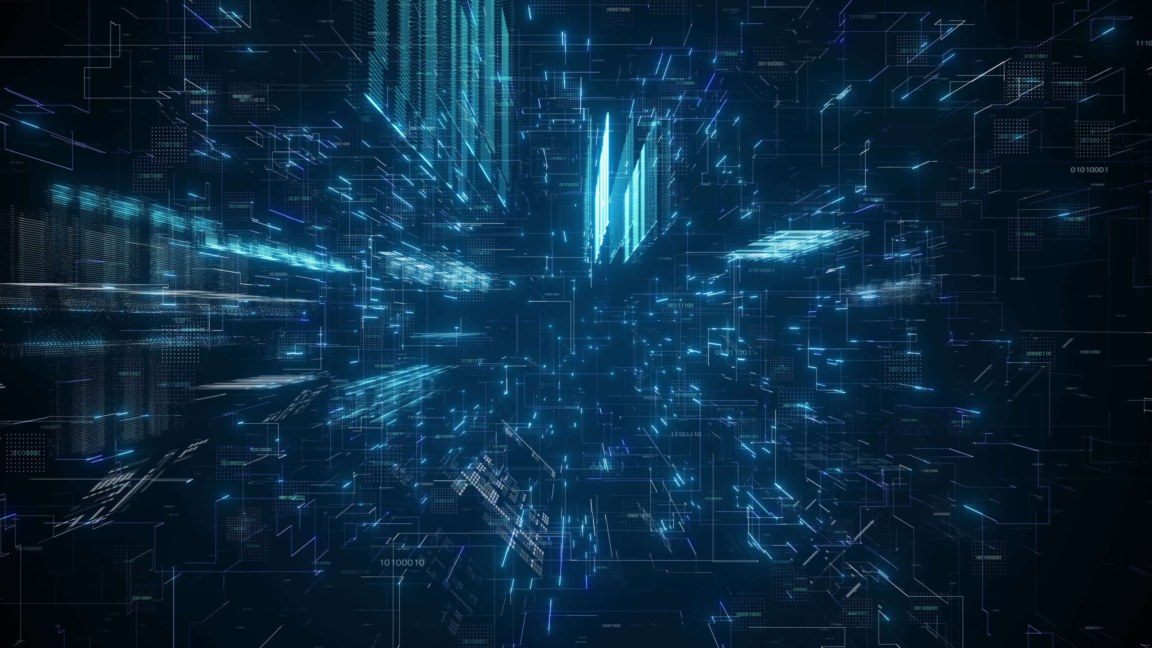 Futuristic 4k CG Animation 38042661 Stock Video at Vecteezy