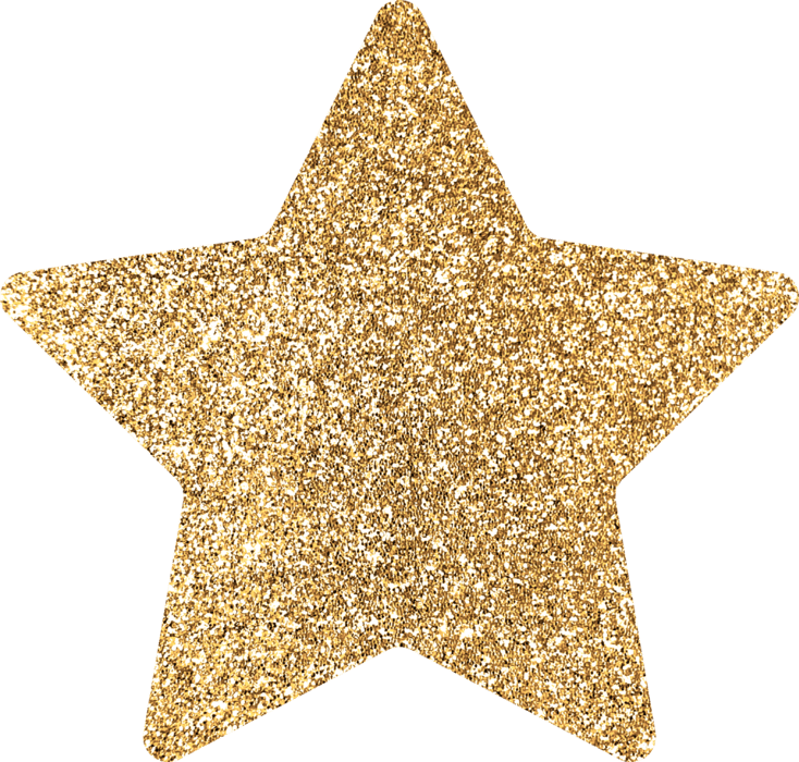 Glitter Stars PNGs for Free Download