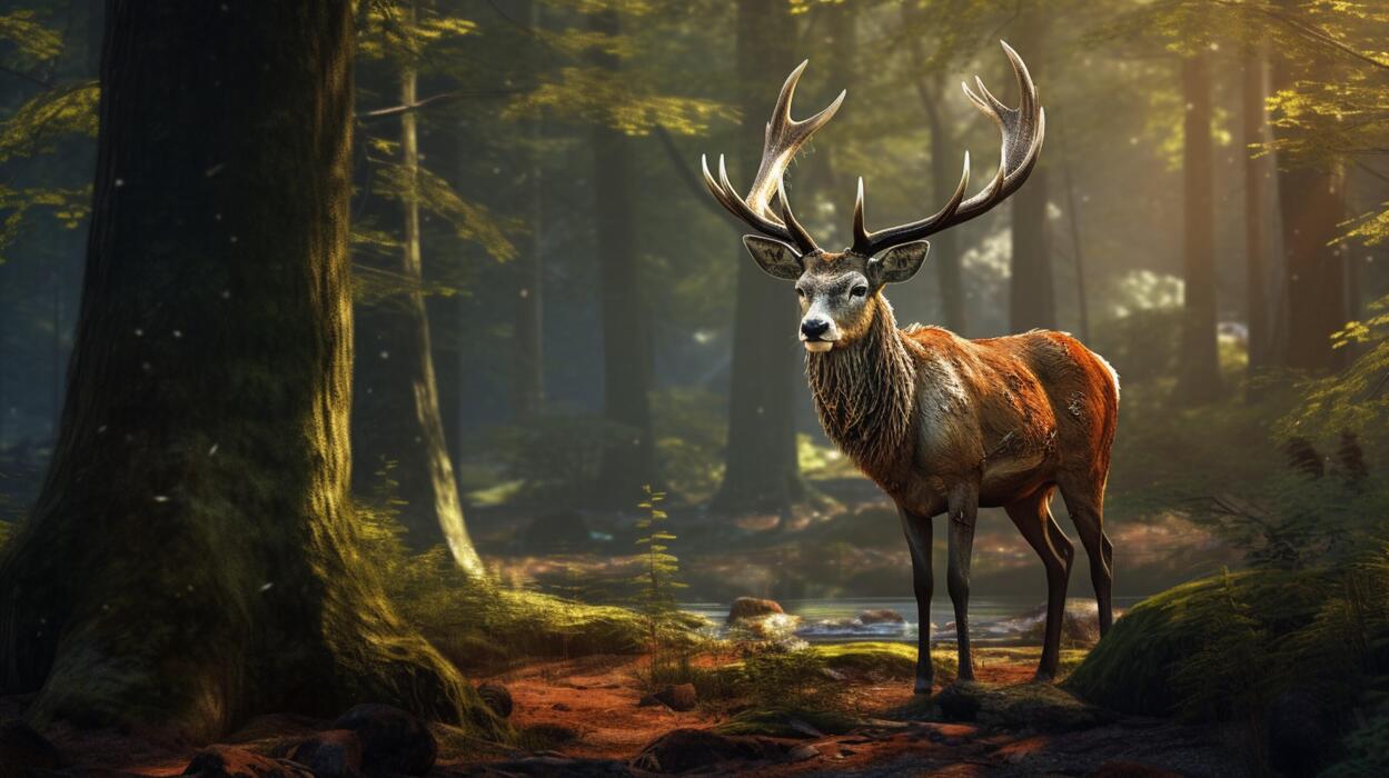 Low Poly Deer Stock Photos, Images and Backgrounds for Free Download