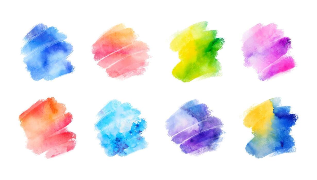 Watercolor Brushstroke Vector Art, Icons, and Graphics for Free Download