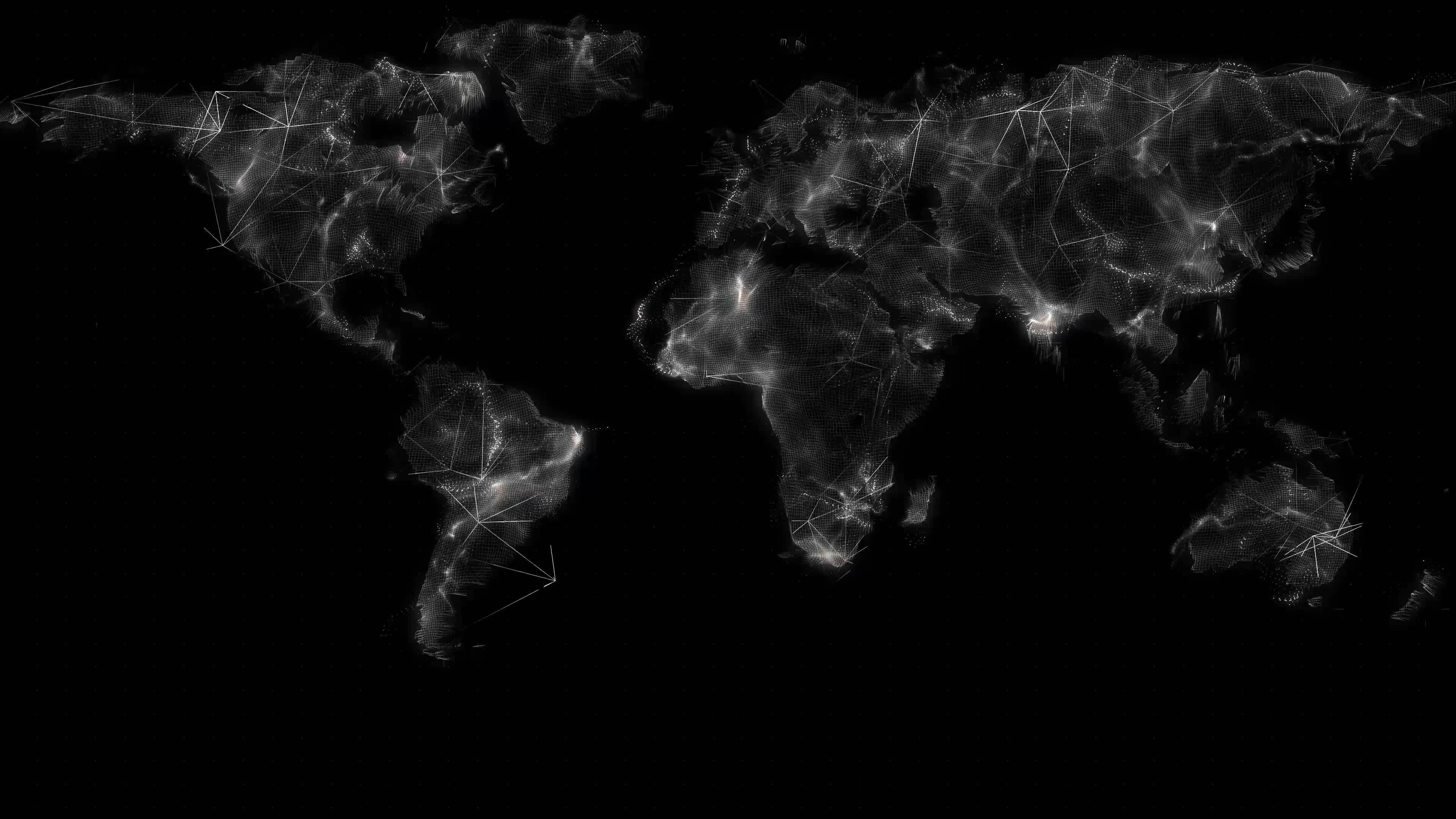 World Map Network Social Network Connection Connecting People On The Internet Nodes