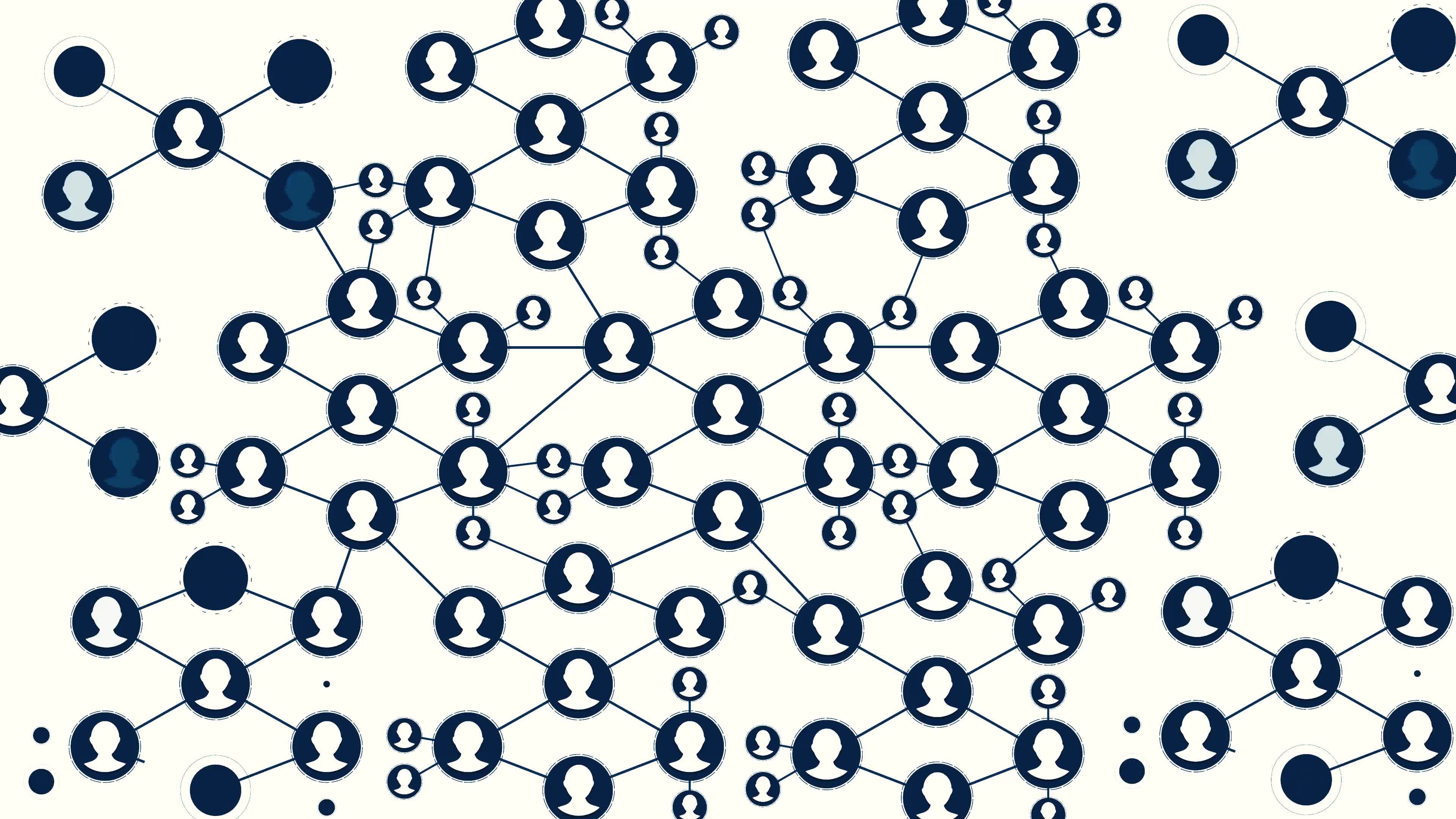 Social Network Connections Connecting People On The Internet Nodes Transforming Into The Shape