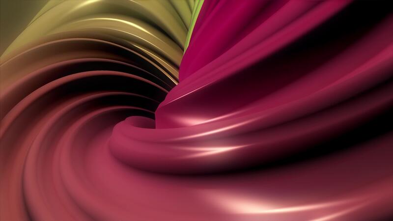 Animation of multi-colored swirling lines. 3D minimal abstract shapes continuously looping in a ...
