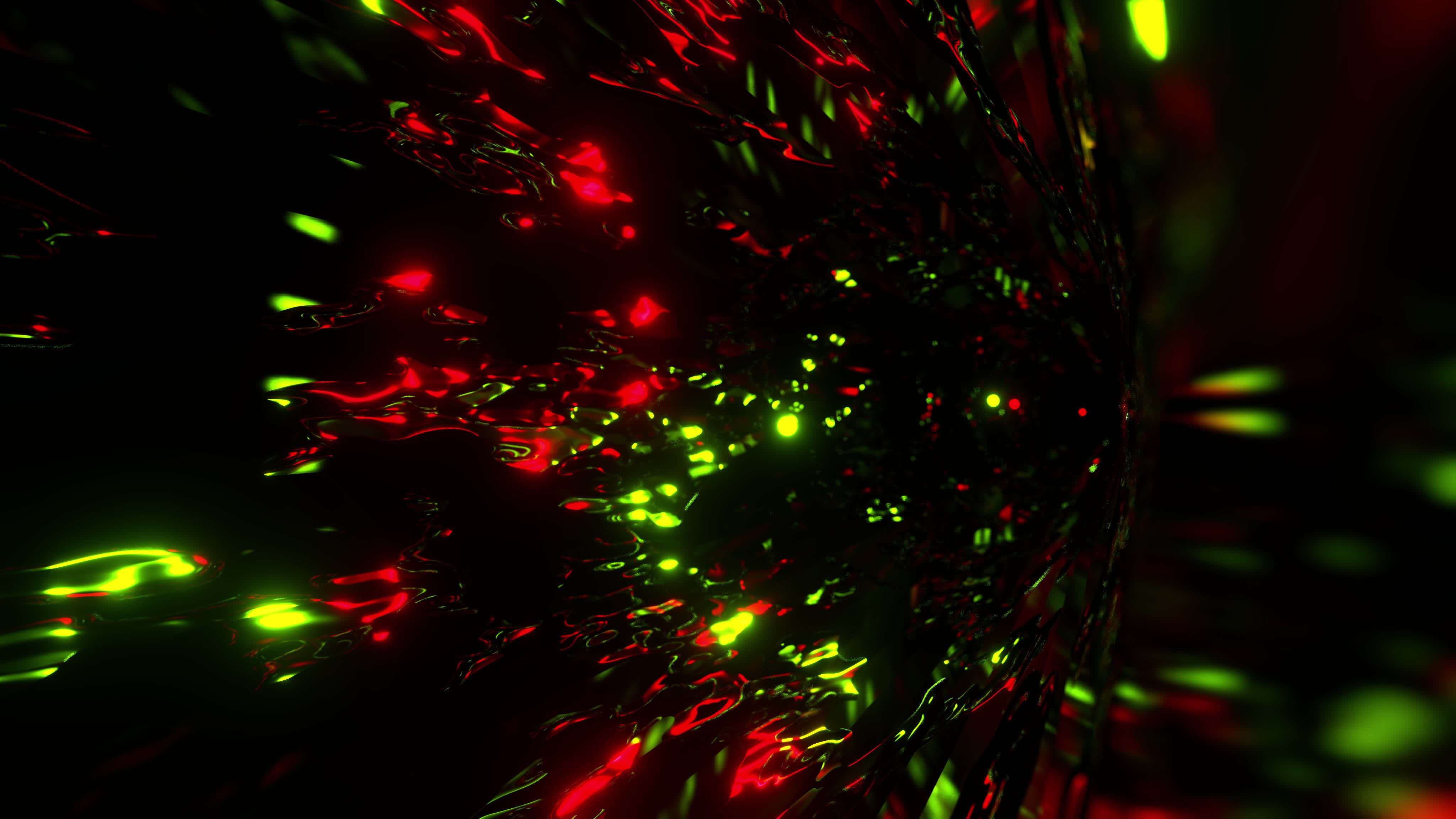 3d Motion Loop Of Tunnel Epic Abstract Colorful Futuristic Spiral