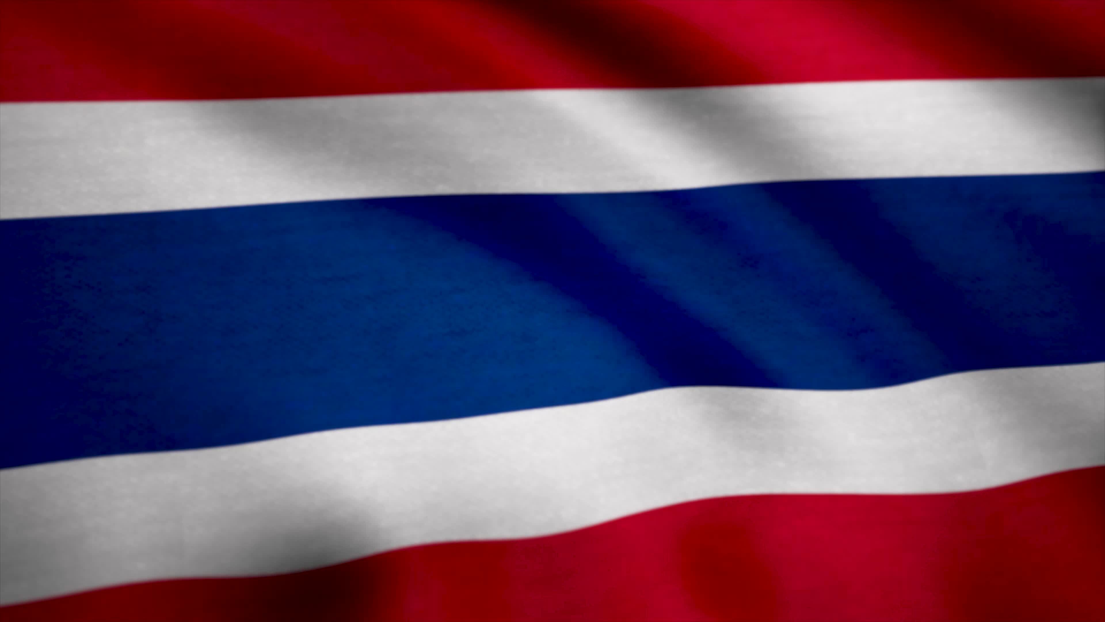 National flag of Thailand. Flag of Thailand background 38375191 Stock Video at Vecteezy
