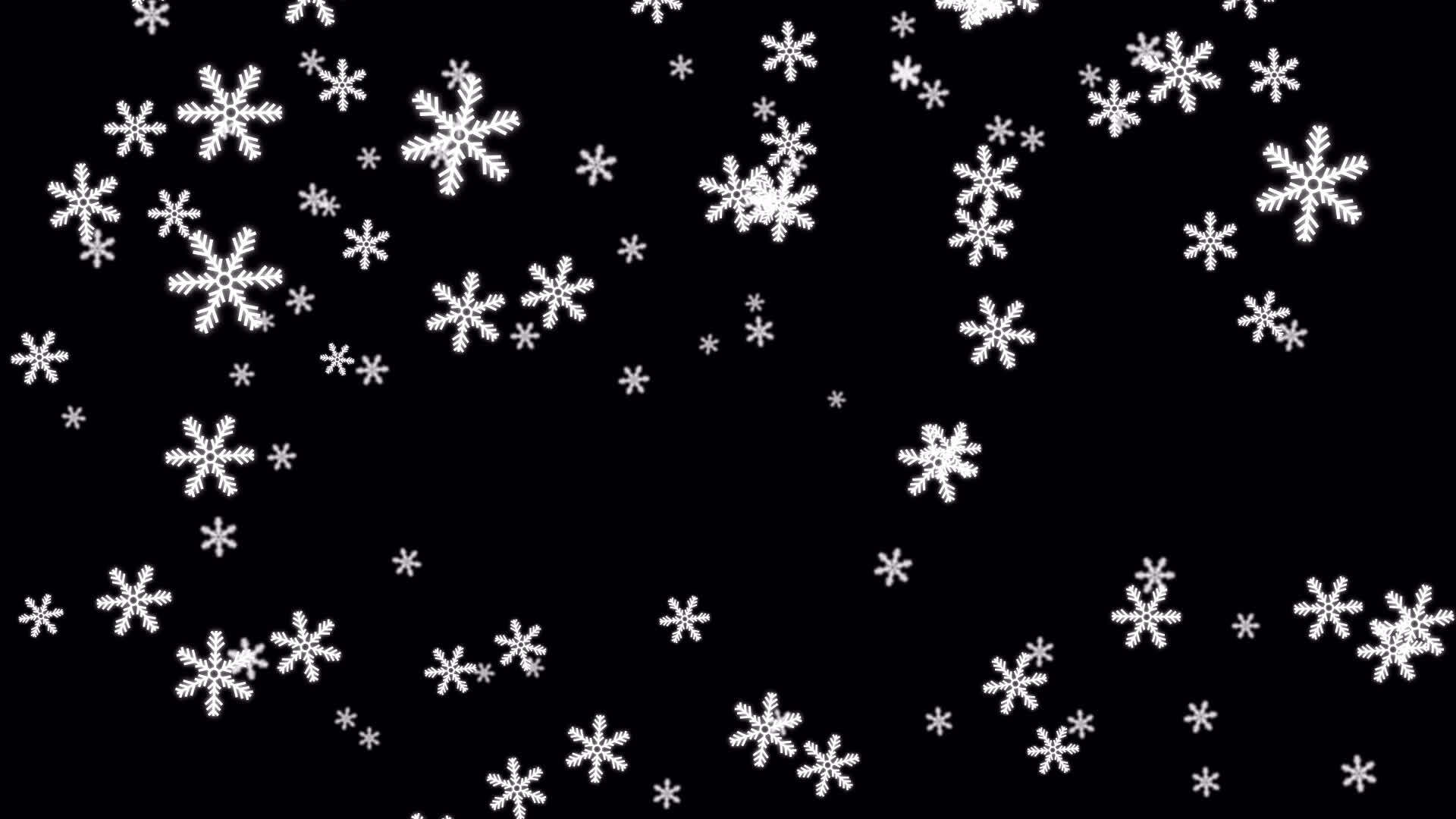 Snowflake Falling Alpha Channel Background 38447676 Stock Video at Vecteezy