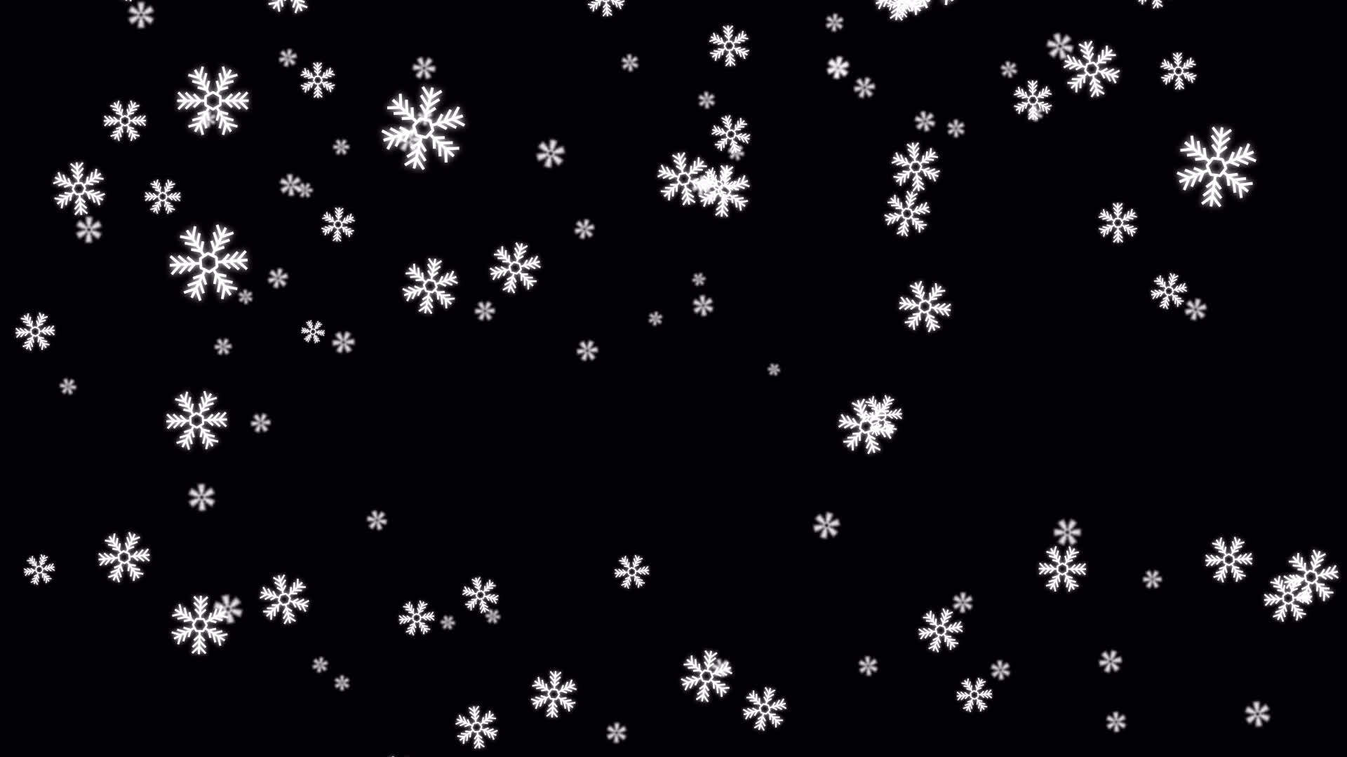 Snowflake Falling Alpha Channel Background 38447686 Stock Video at Vecteezy
