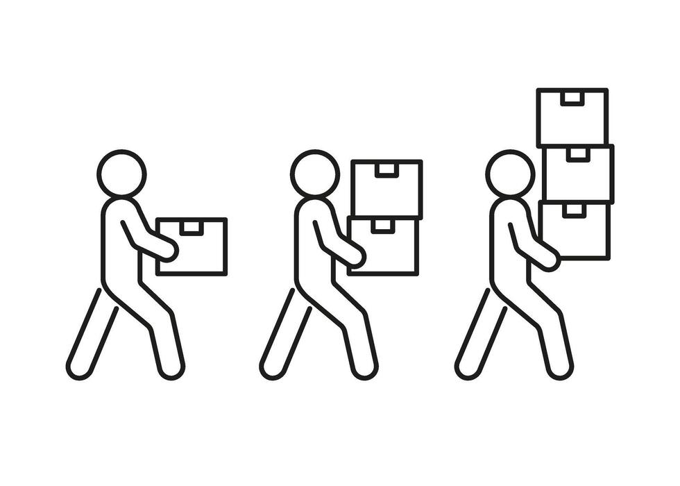 Manual Handling Icon Vector Art, Icons, and Graphics for Free Download