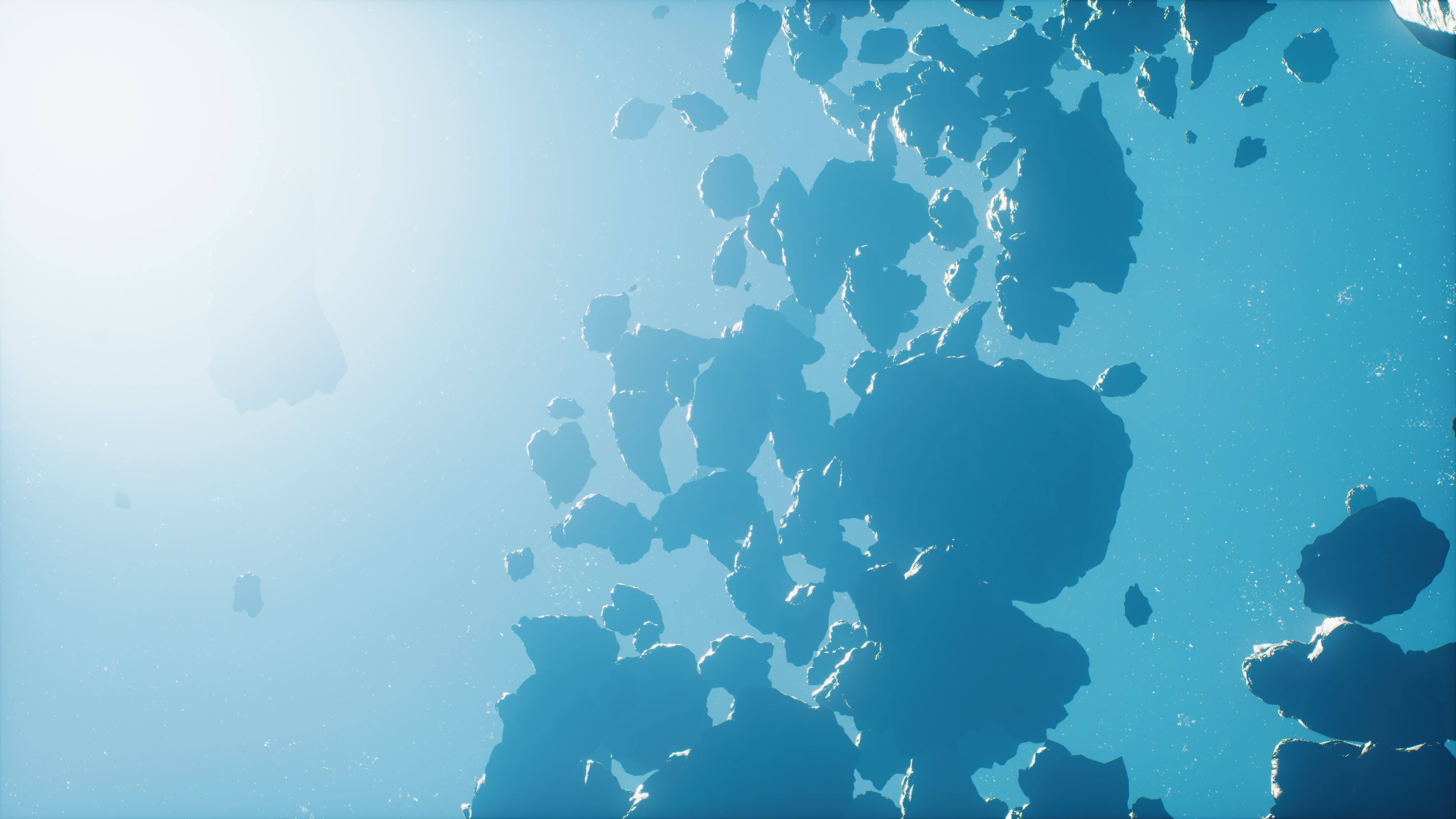 Logo Reveals Ocean Stock Video Footage for Free Download