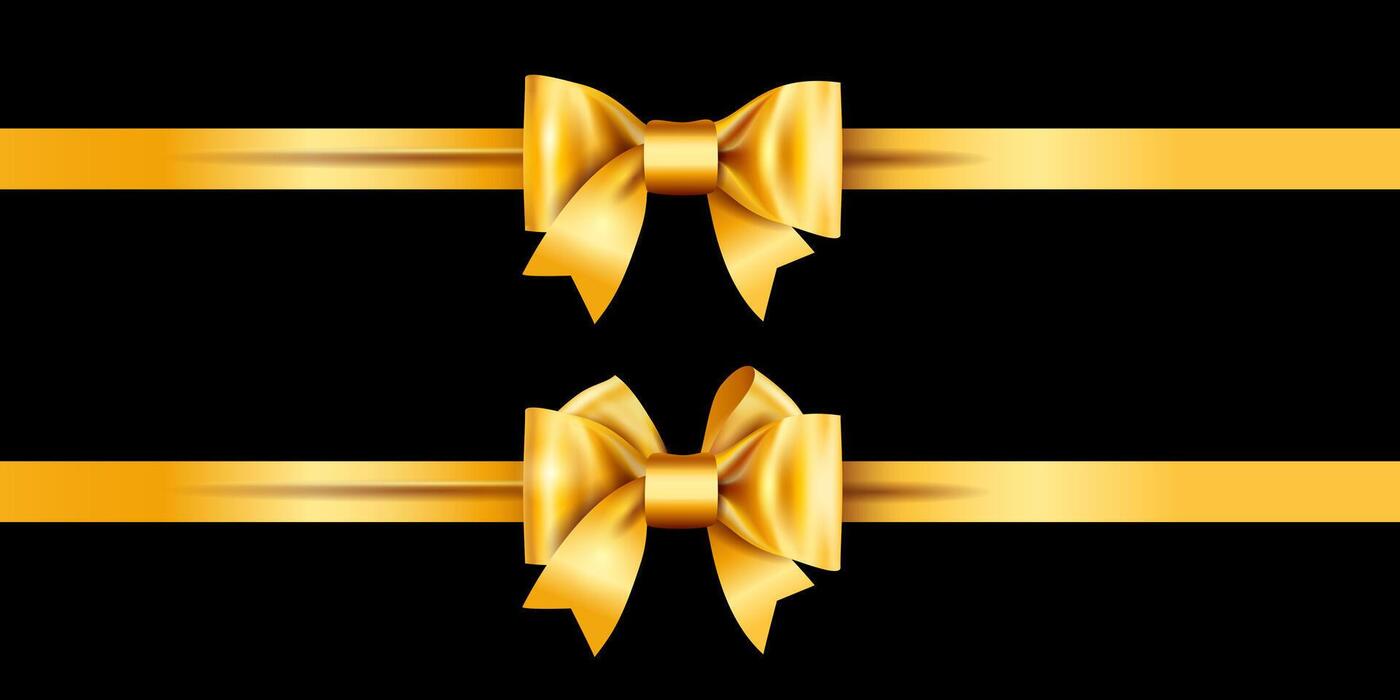 Golden Bow Tie Vector Art, Icons, and Graphics for Free Download