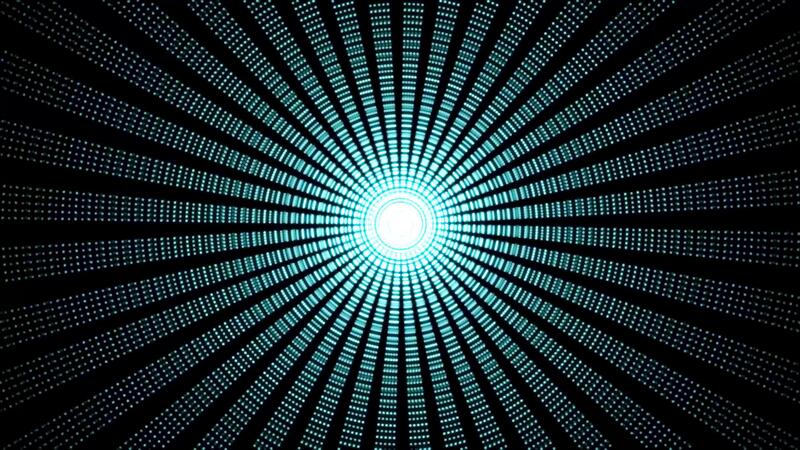 Abstract Background With Animated Circular Motion Animation Of