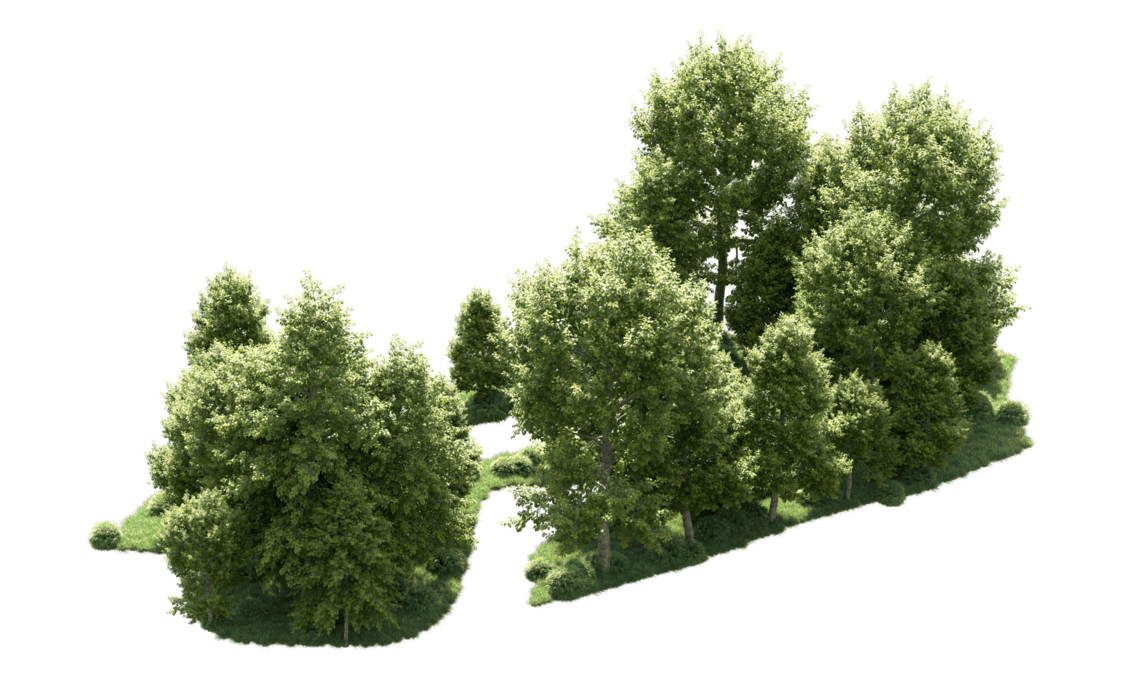 Isometric Trees PNGs for Free Download