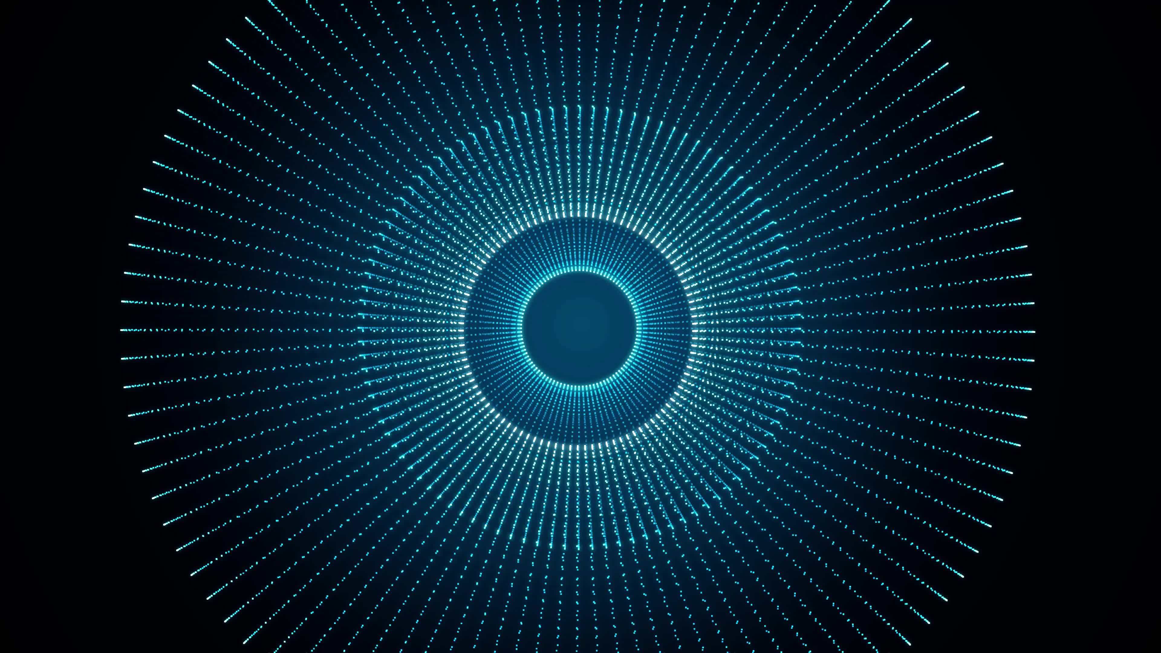 Style Of Cycle With Rotation Of Sphere Animation Cycle Colored Dots And Lines Animation Of