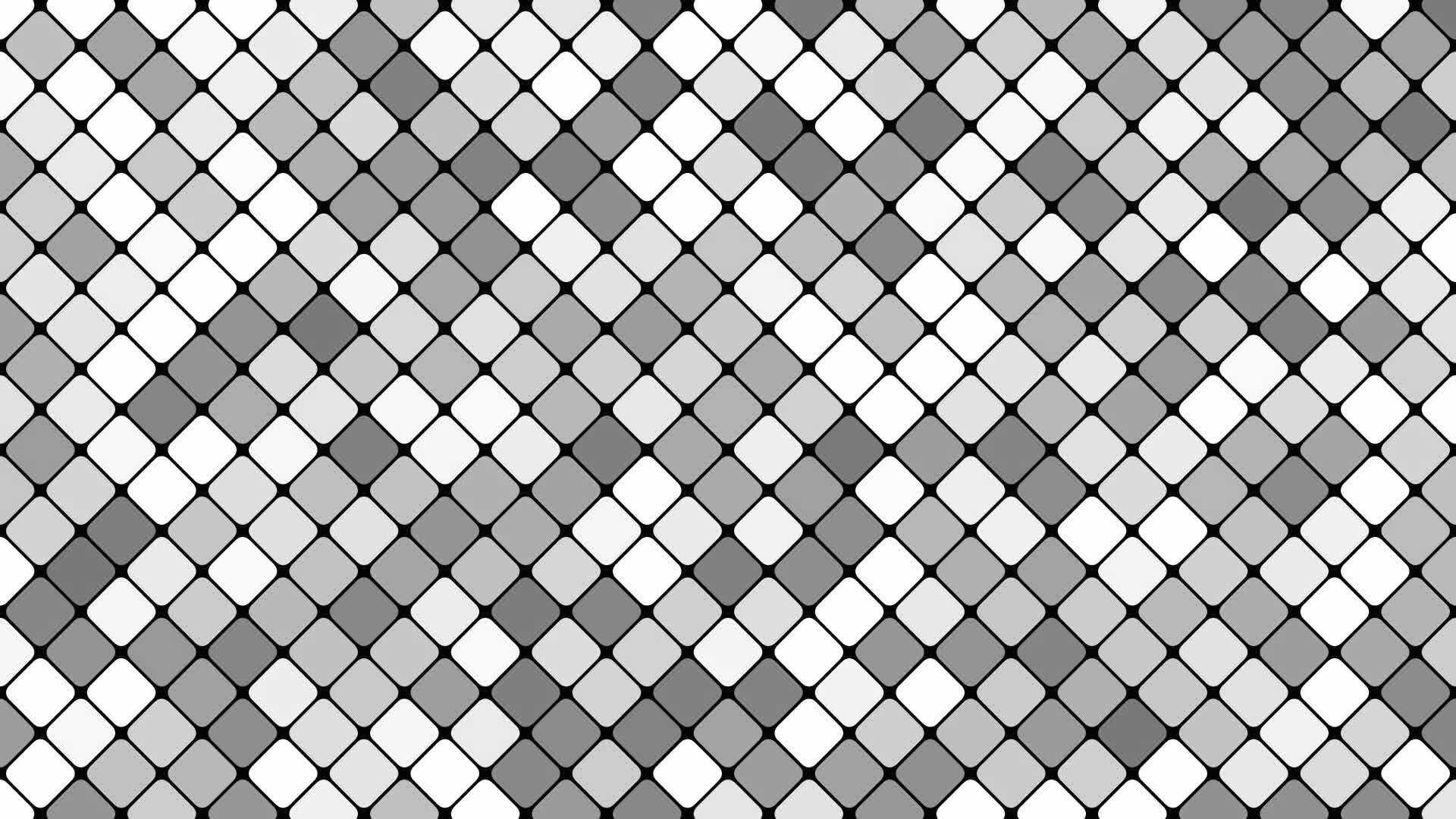 Abstract Diagonal Square Mosaic Pattern Background Seamless Loop