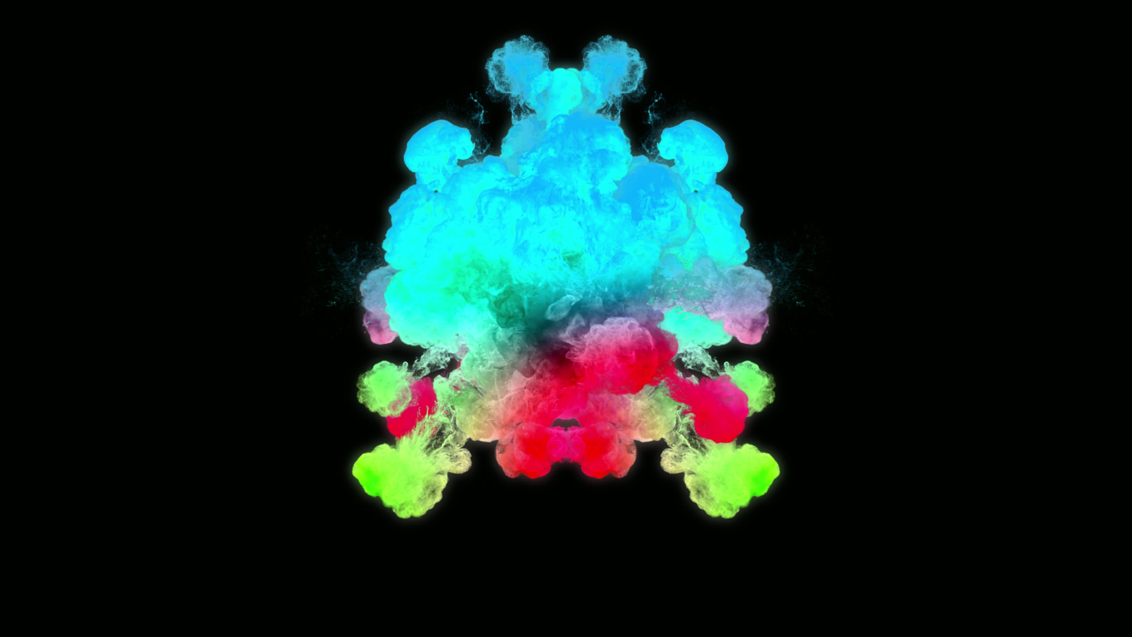 colorful smoke powder explosion Particle Color burst effects with alpha channel 38770140 Stock ...