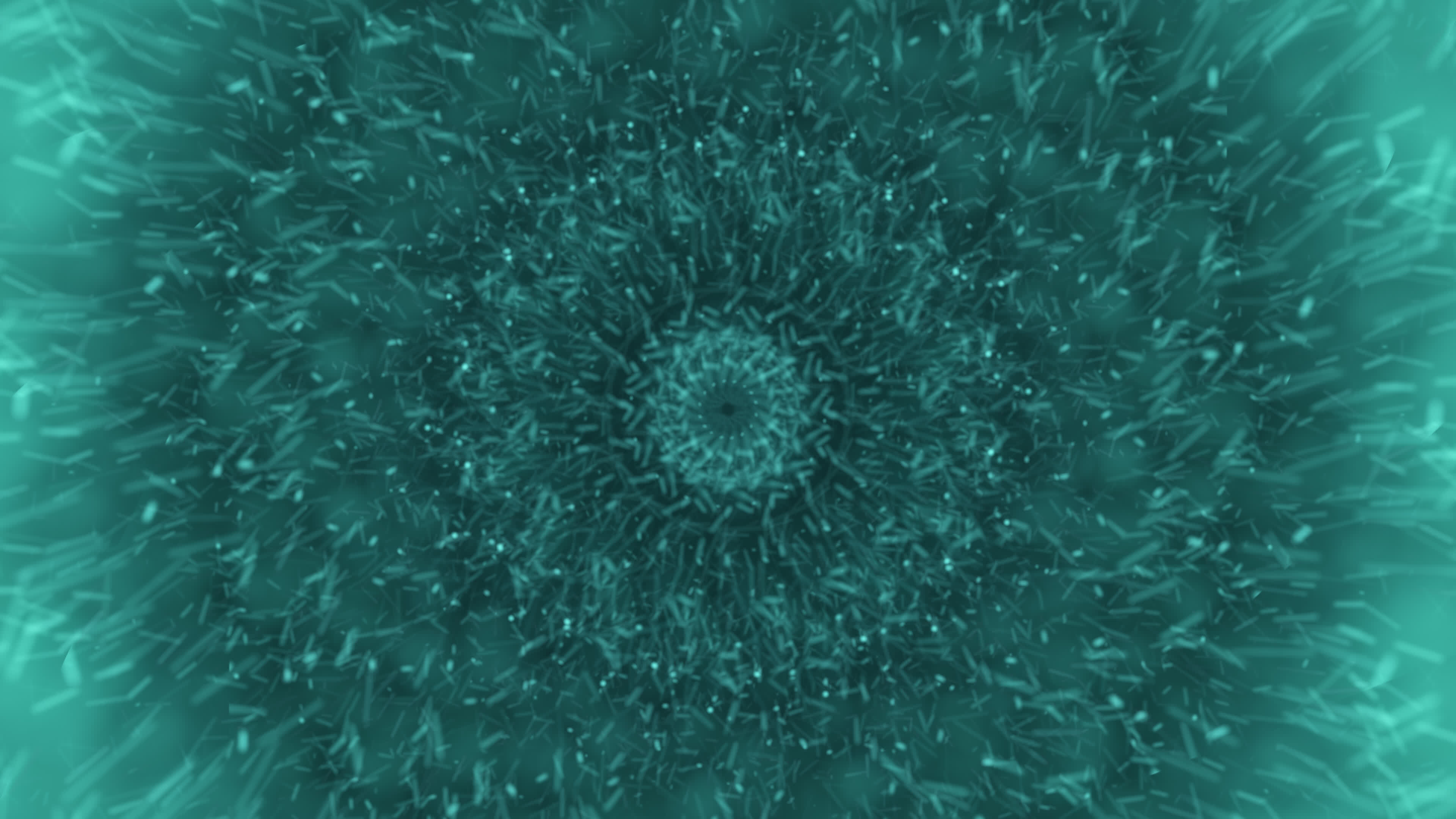 featuring colorful circular radial Tunnel lines energy glowing Wave particle explosions, frosty ...