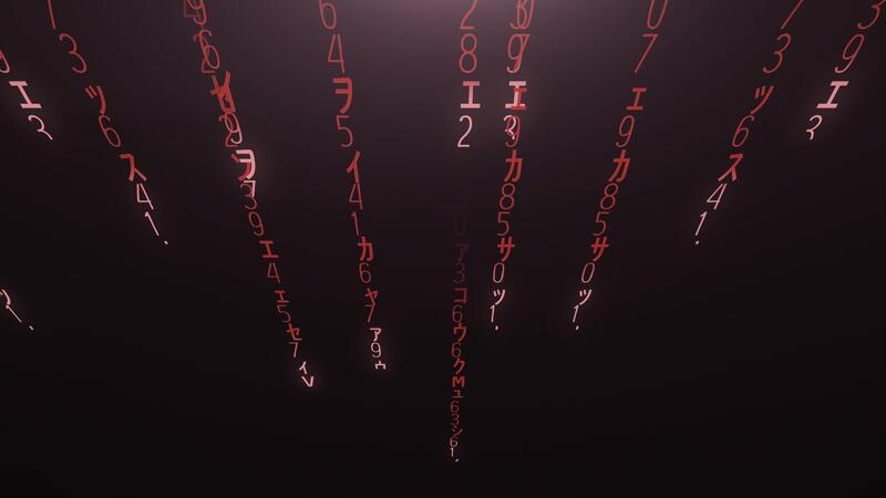 Falling red matrix code 38901677 Stock Video at Vecteezy