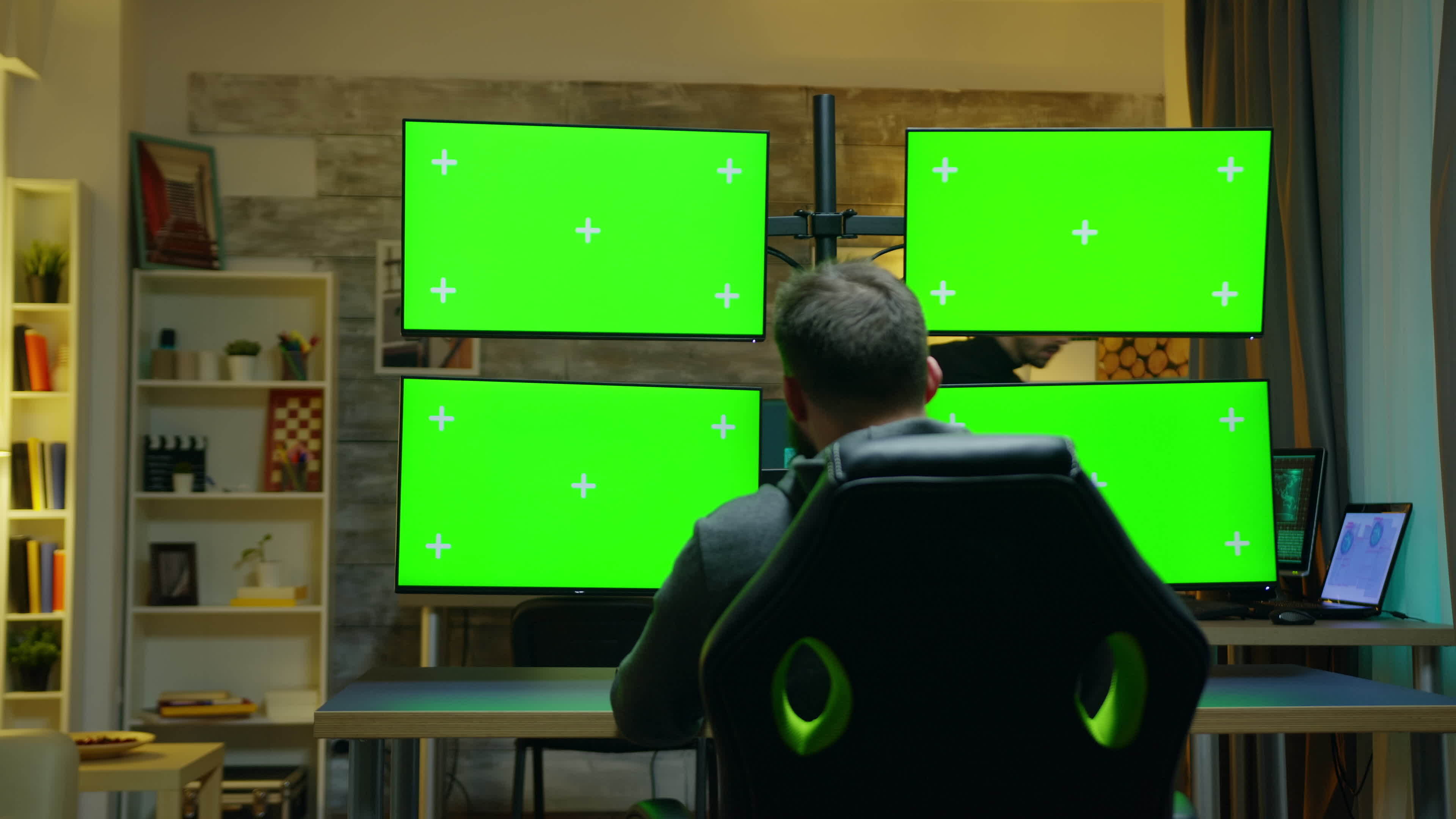 Technology Green Screen Stock Video Footage for Free Download