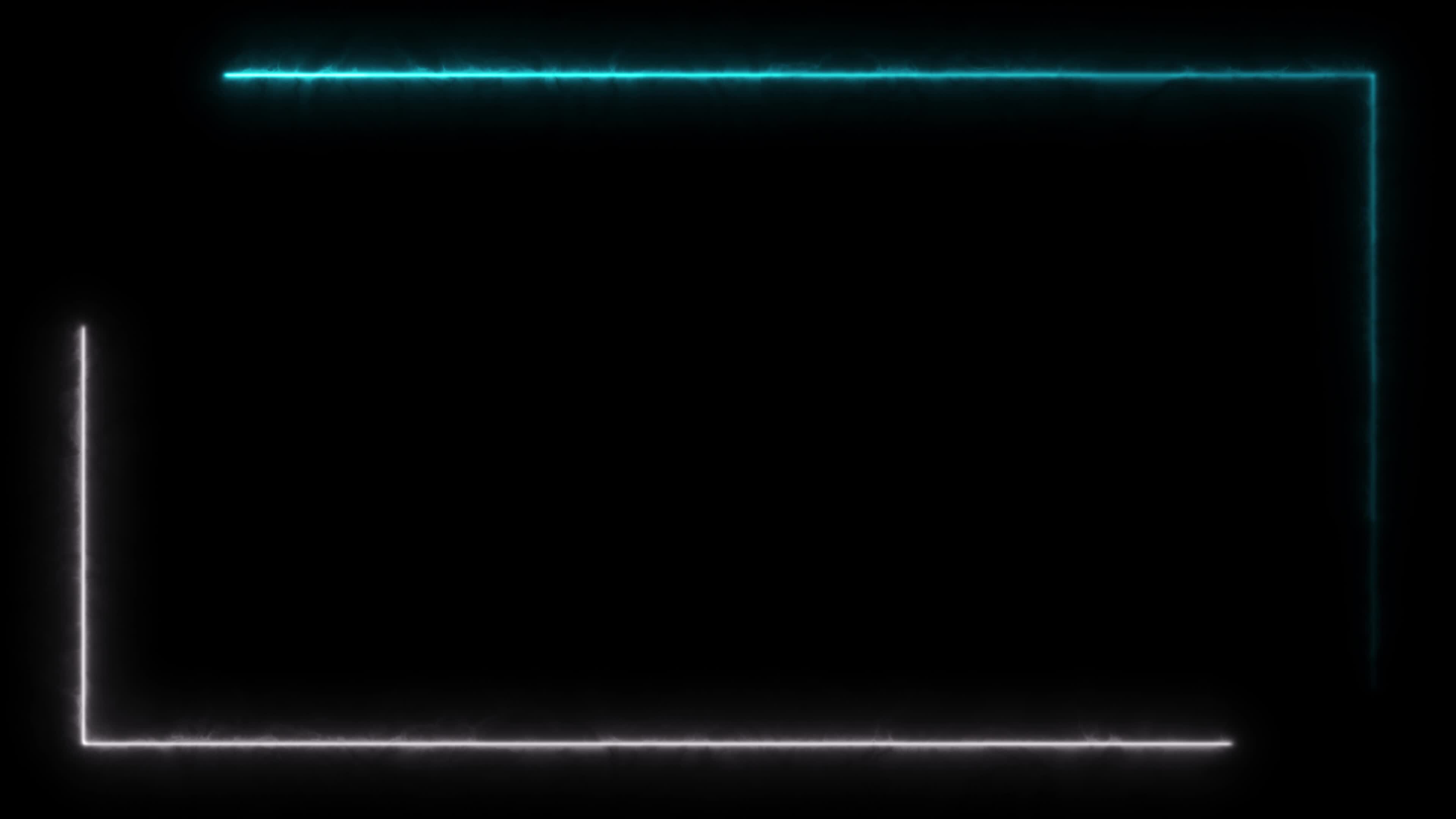 Neon border light animated rectangle borders video 4K Resolution ...