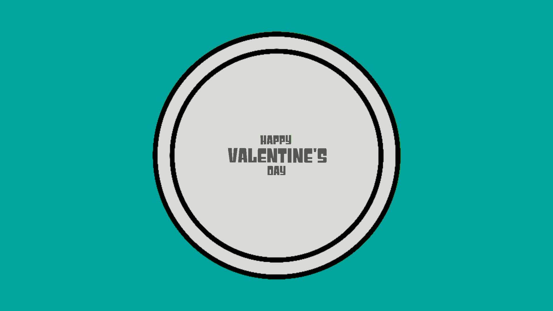 a Valentine's Day animation with a nature theme 38913893 Stock Video at ...