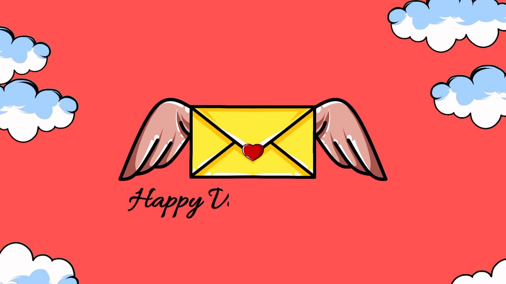 a Valentine's Day animation with a nature them 38913912 Stock Video at ...